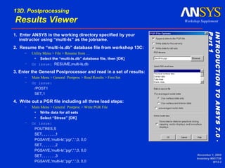 Ansys ppt | PPT