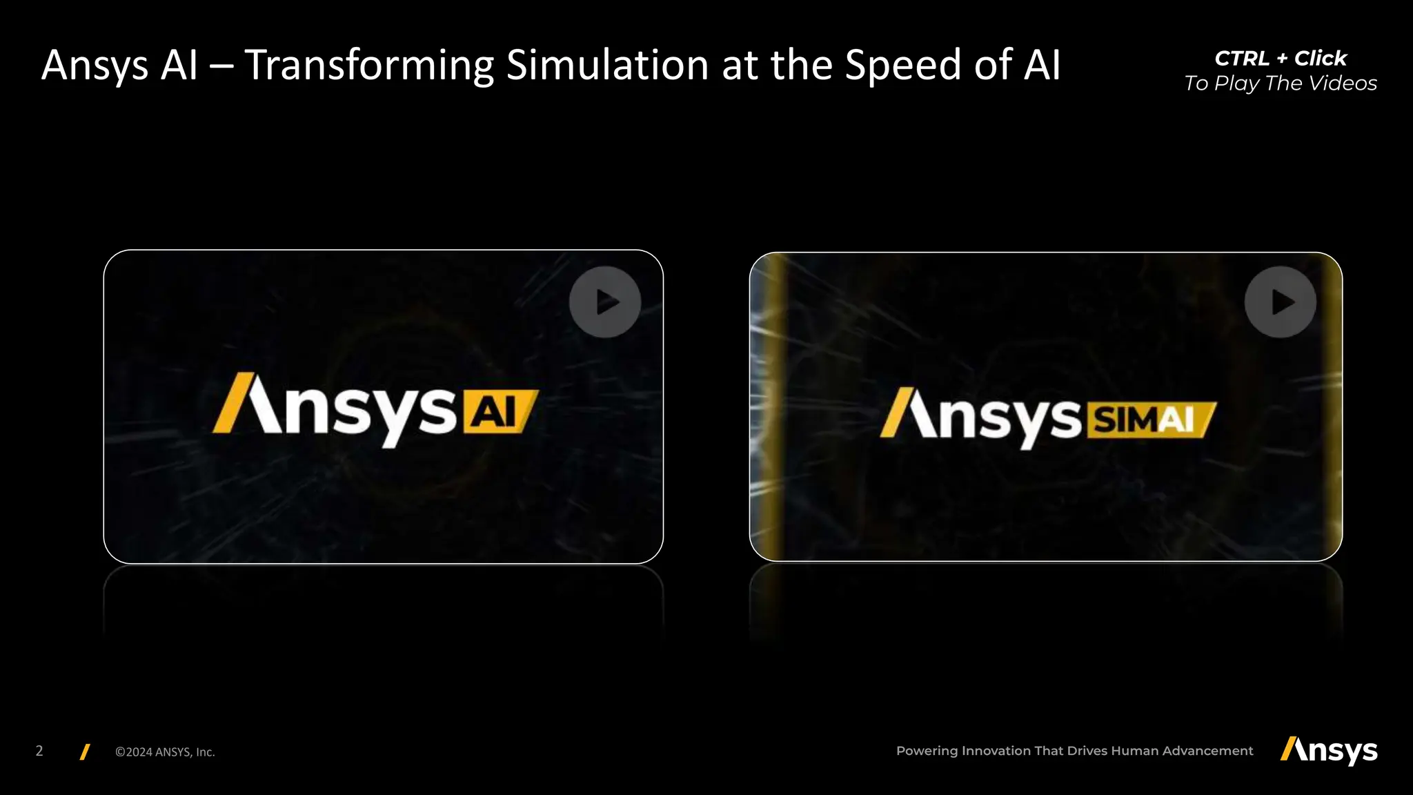 Ansys SimAI - Customer-facing Presentation 2024 - Dark Theme.pptx