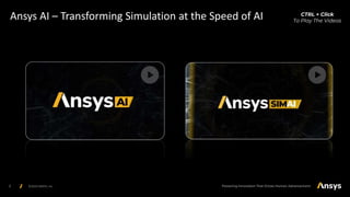 Ansys SimAI - Customer-facing Presentation 2024 - Dark Theme.pptx
