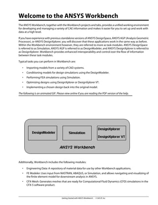 ANSYS Workbench.pdf | Operating Systems | Computer Software and Applications