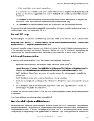 ANSYS Workbench.pdf | Operating Systems | Computer Software and Applications