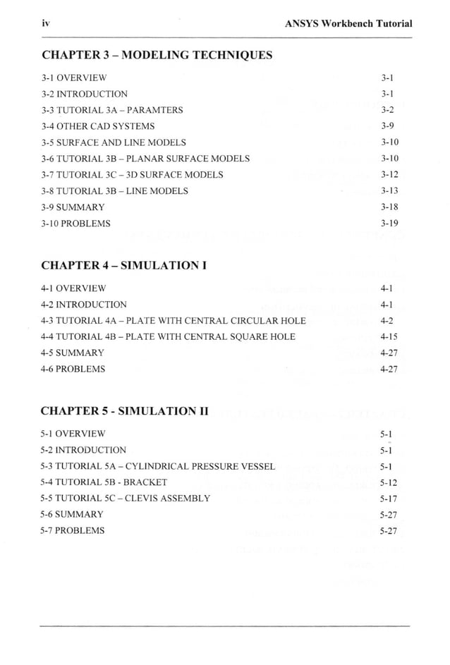 Ansys workbench tutorial release 10 kent l. lawrence | PDF