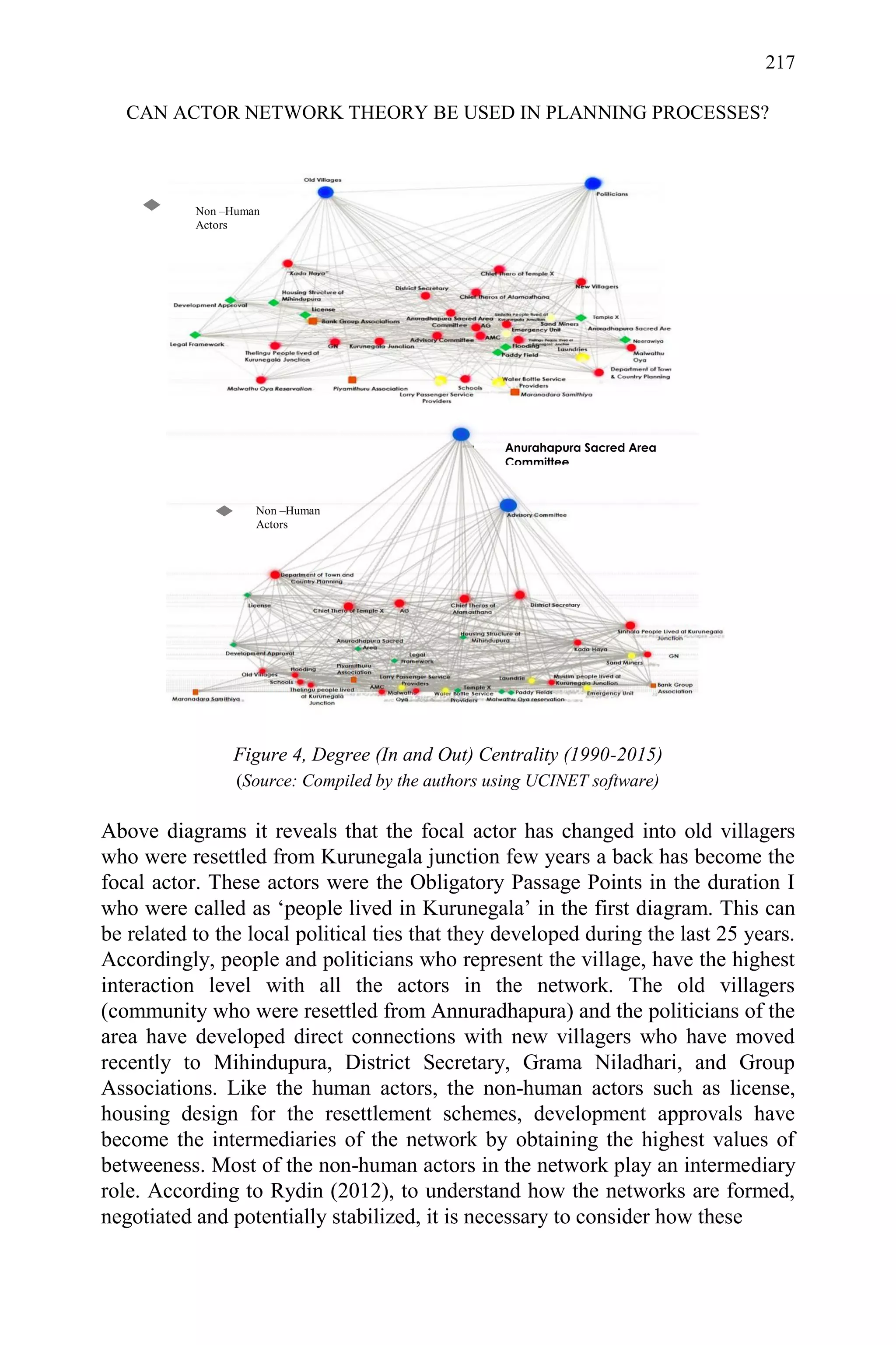 Can Actor Network Theory be used in Understanding Planning Processes? | PDF