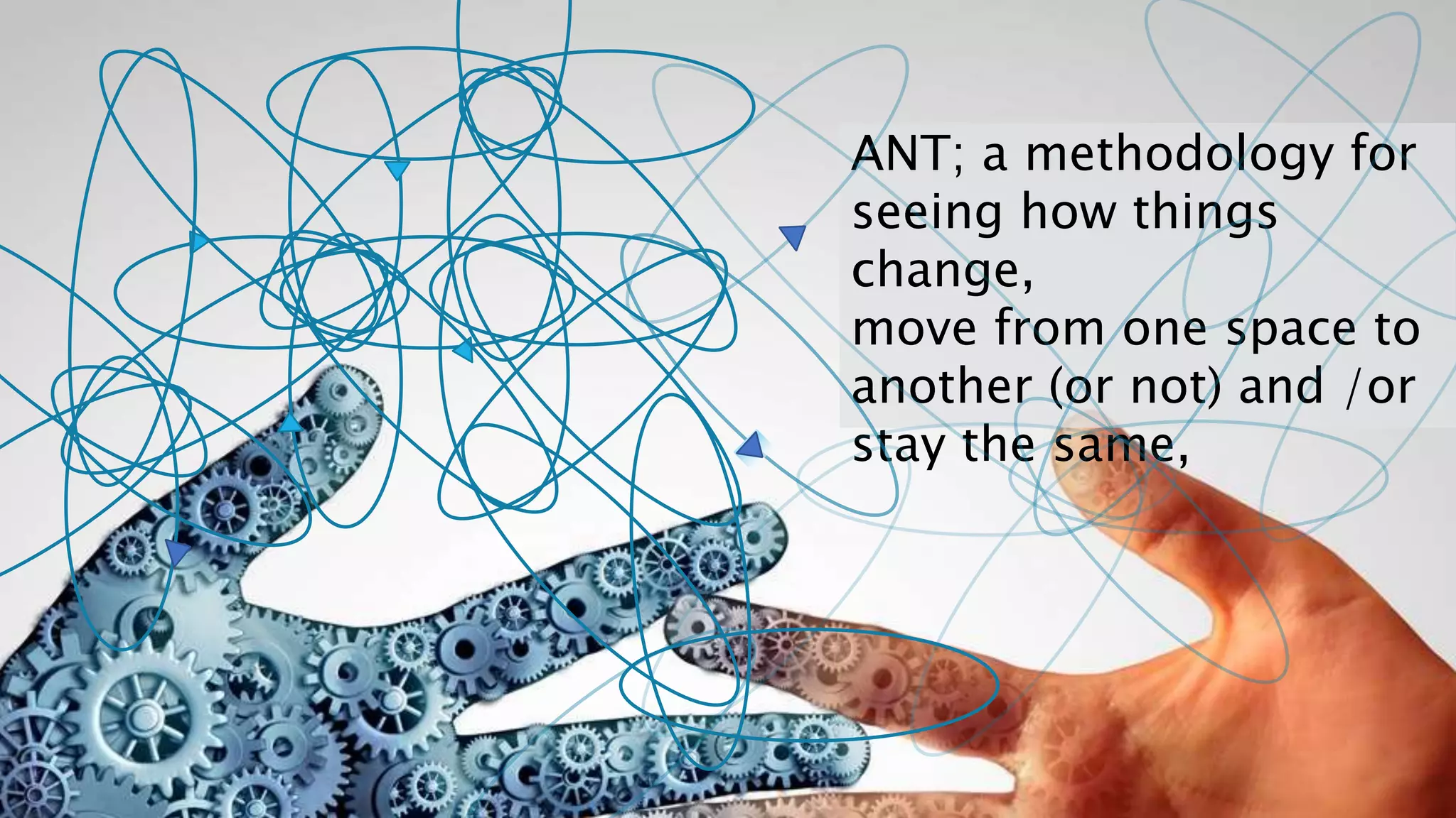 Actor Network Theory Ant An Introduction Pptx
