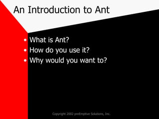 Ant | PPT