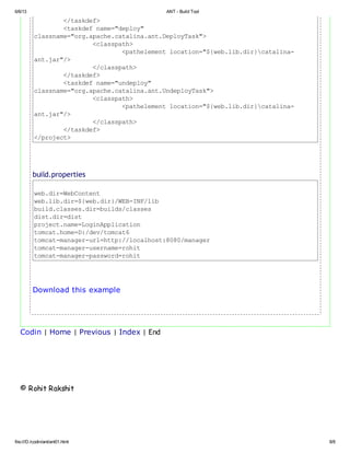 Ant build tool2 | PDF