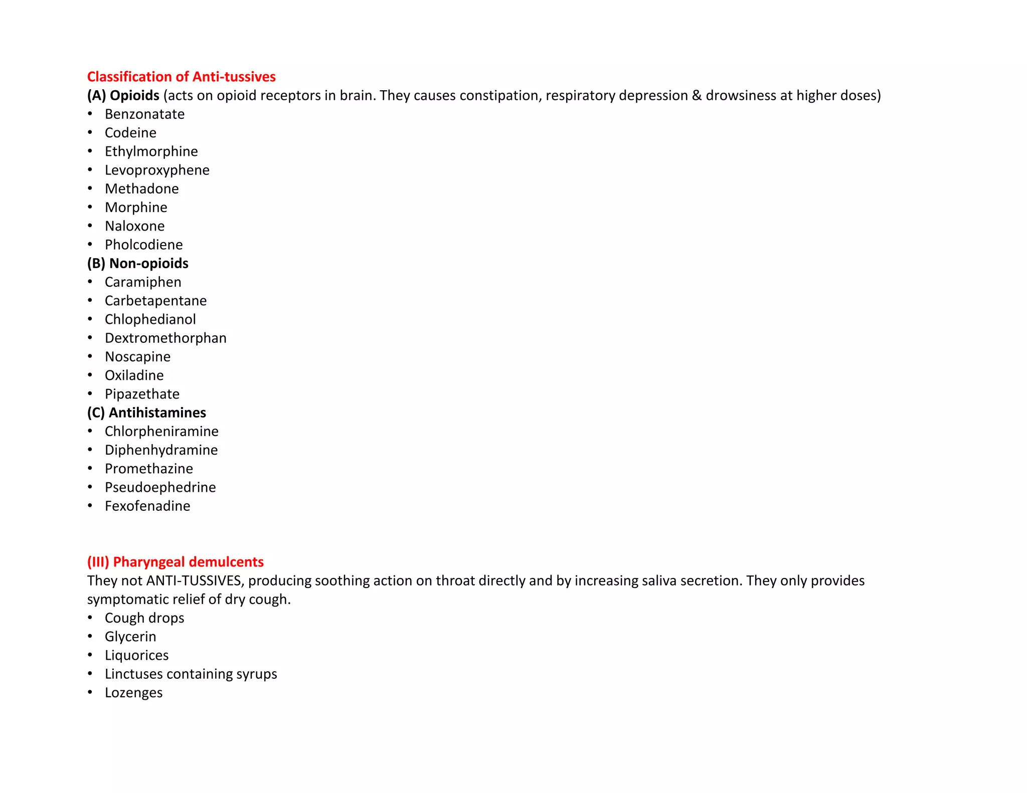 Anti-tussives | PDF