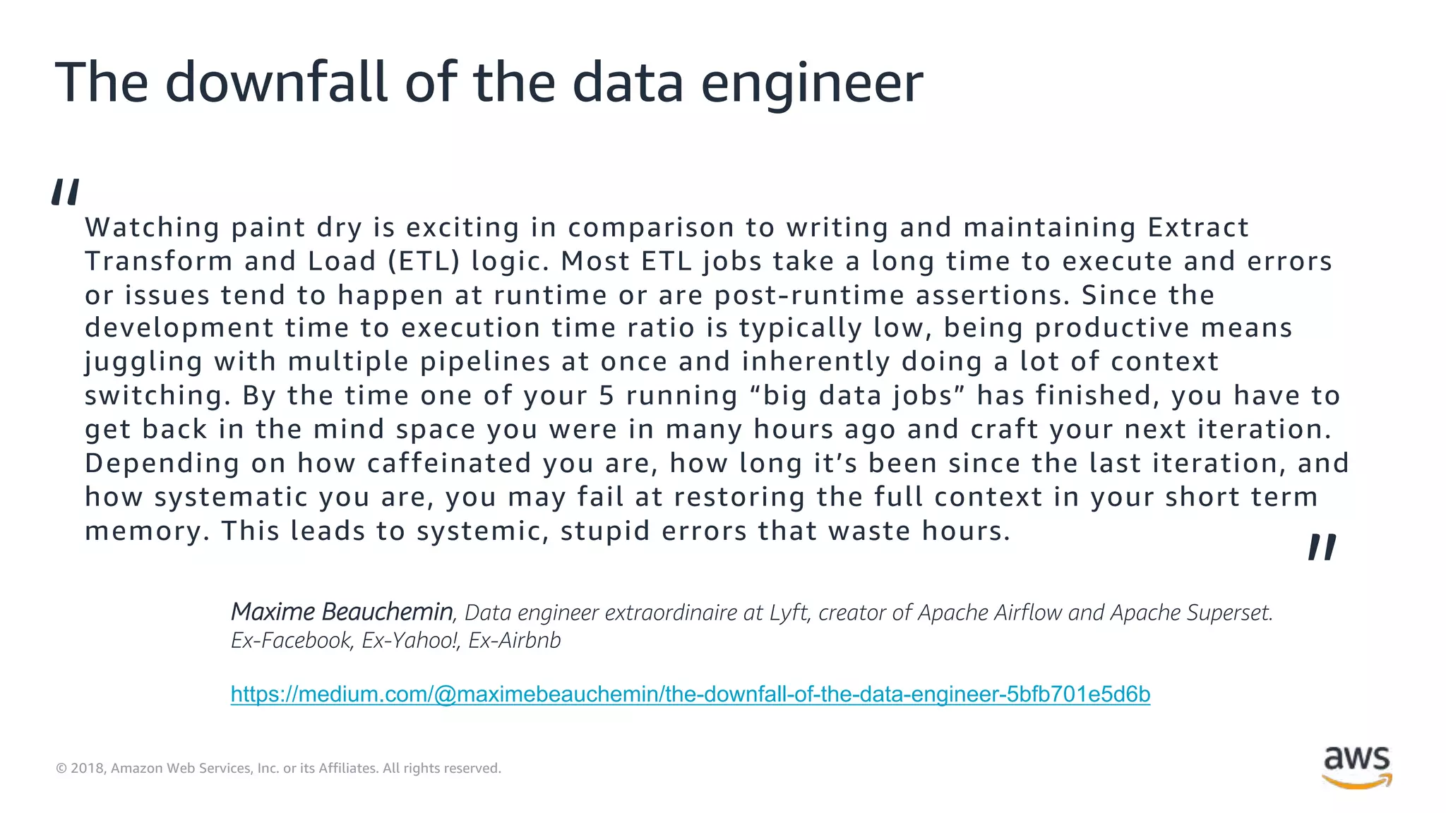 Building a modern data platform on AWS. Utrecht AWS Dev Day | PDF