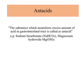 Antacids | PPT
