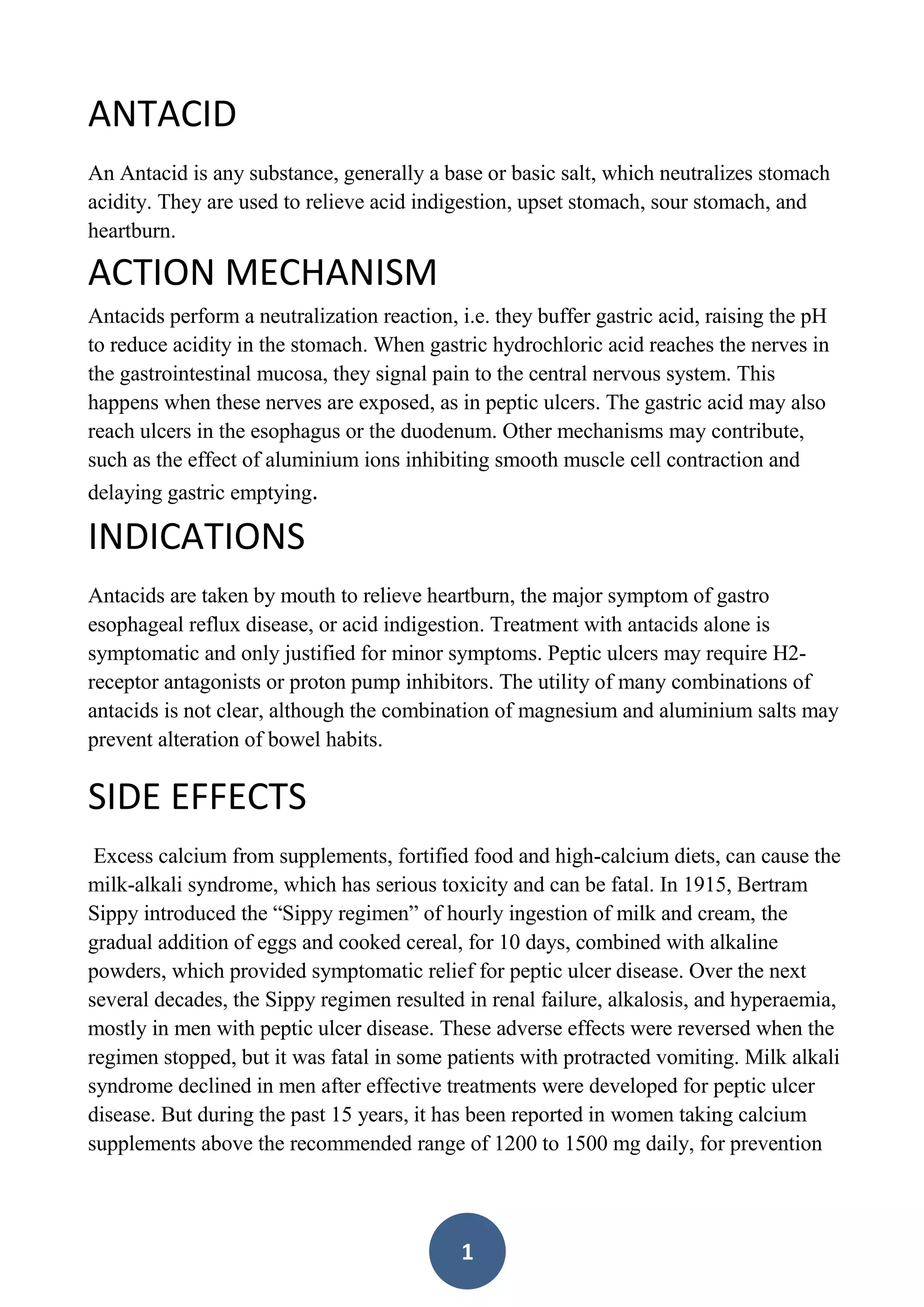 Antacids | DOCX