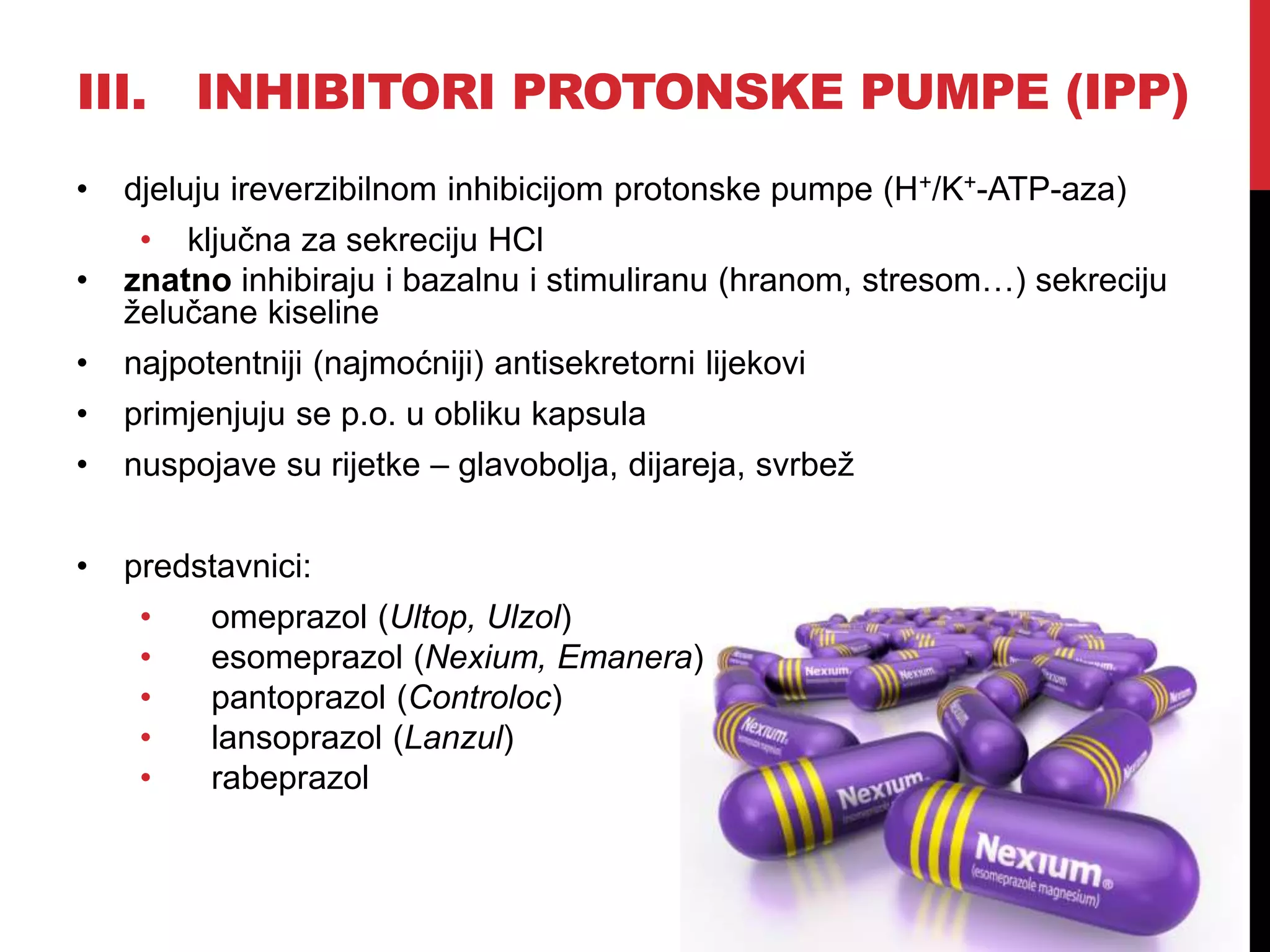 Antacidi i antisekretorni lijekovi | PPSX