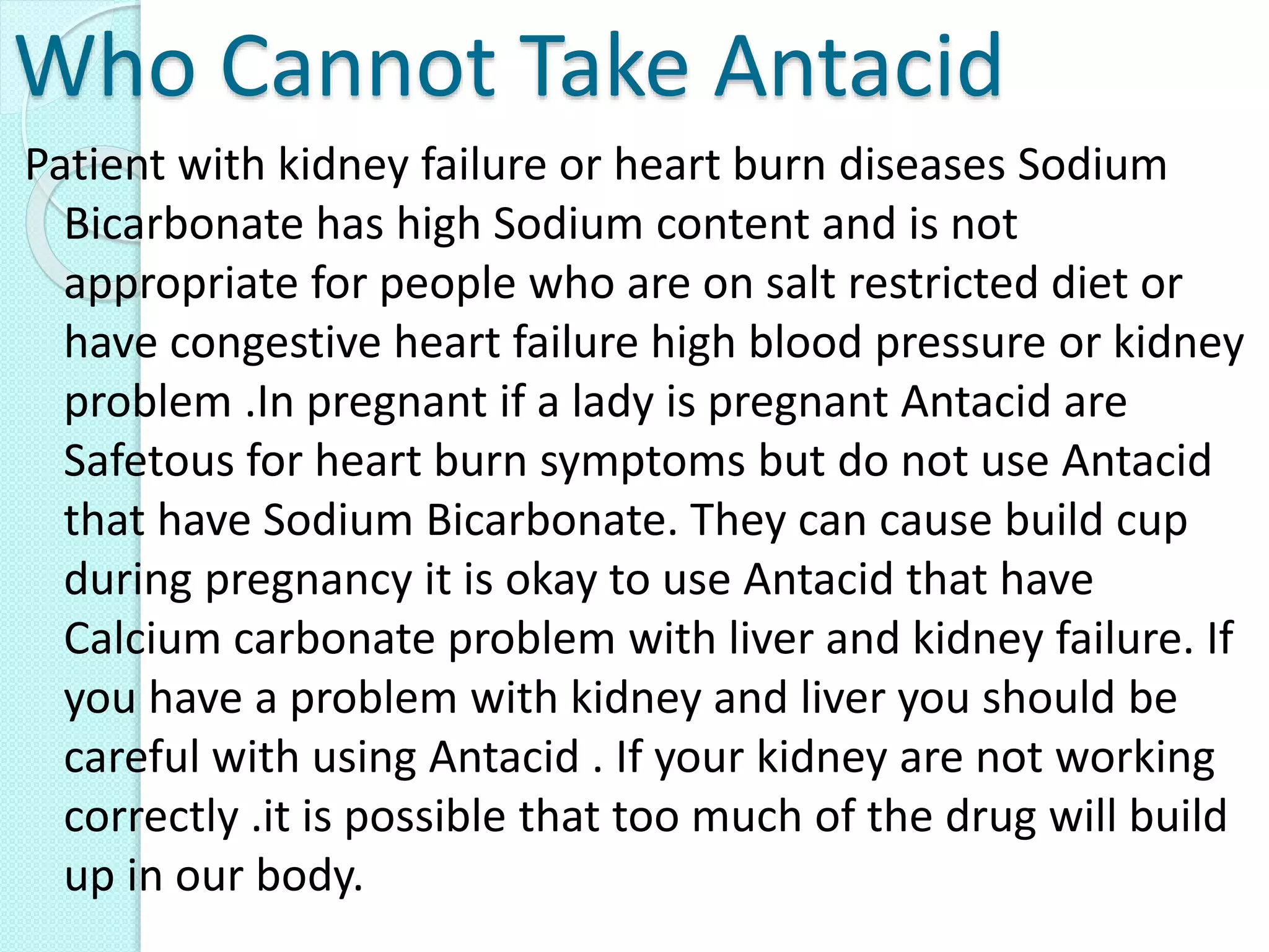 Antacid ppt | PPTX