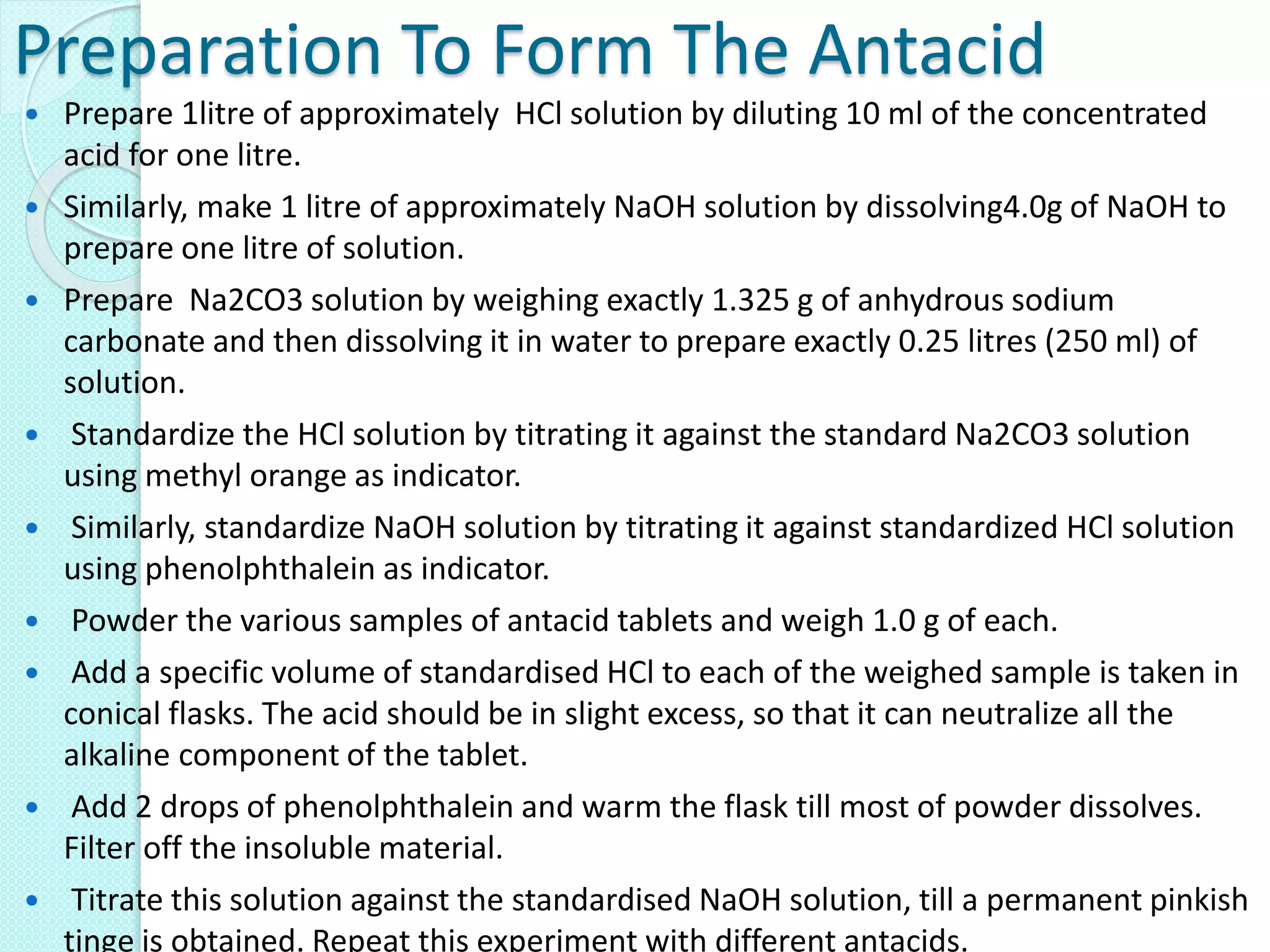 Antacid ppt | PPTX