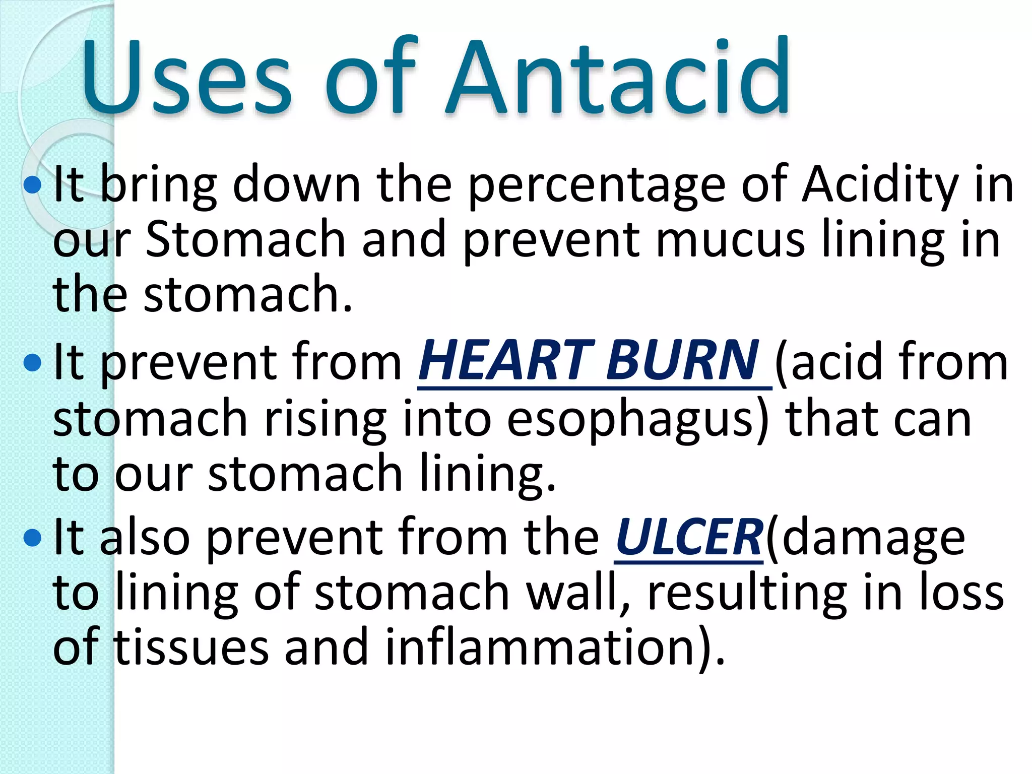 Antacid ppt | PPTX