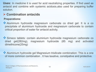 Antacids and Acidifying agents | PPTX