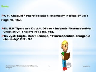 Antacids and Acidifying agents | PPTX
