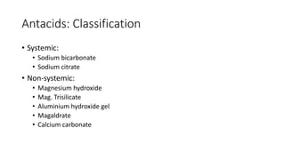Antacids | PPTX
