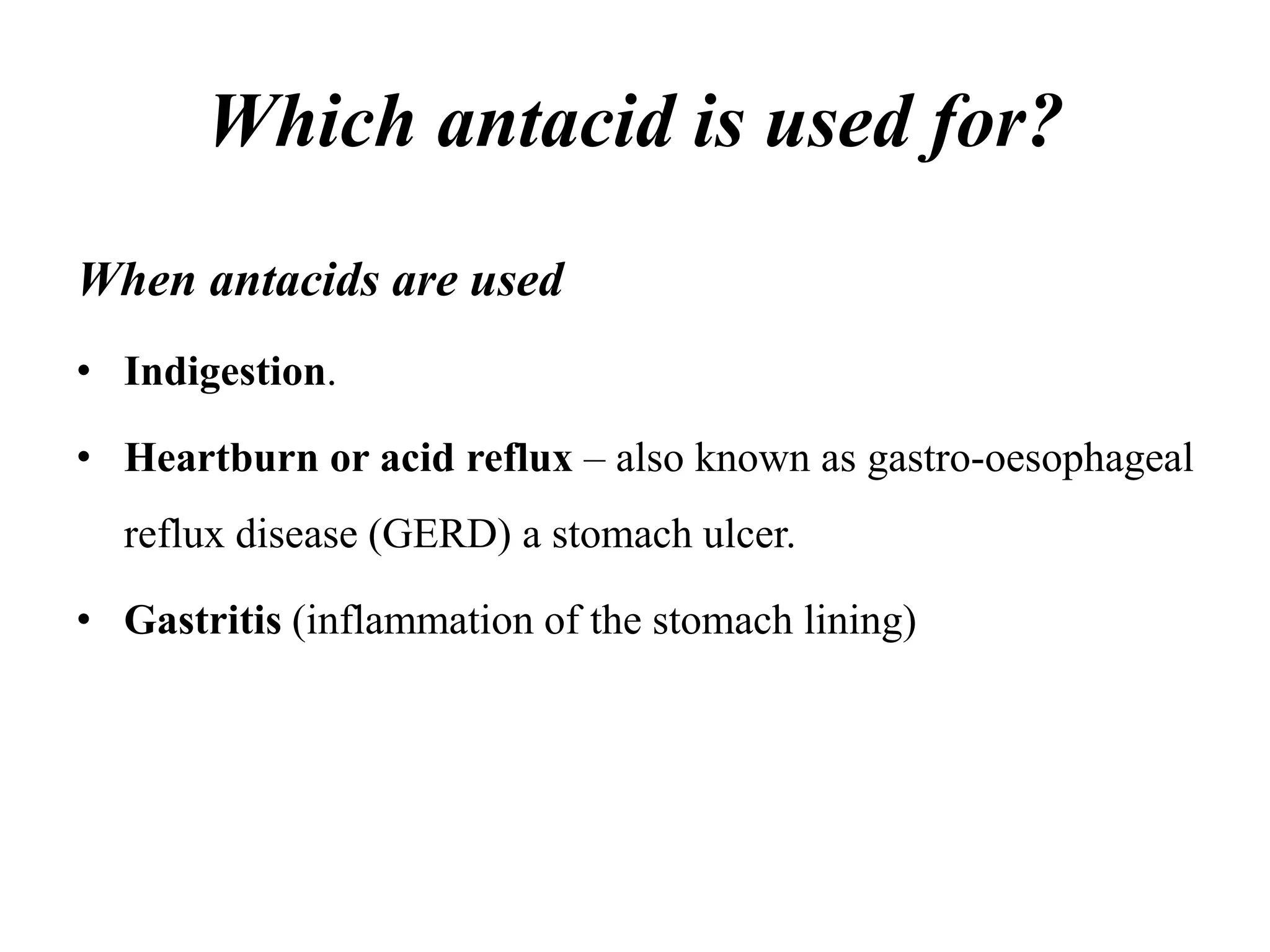 Antacids | PPTX