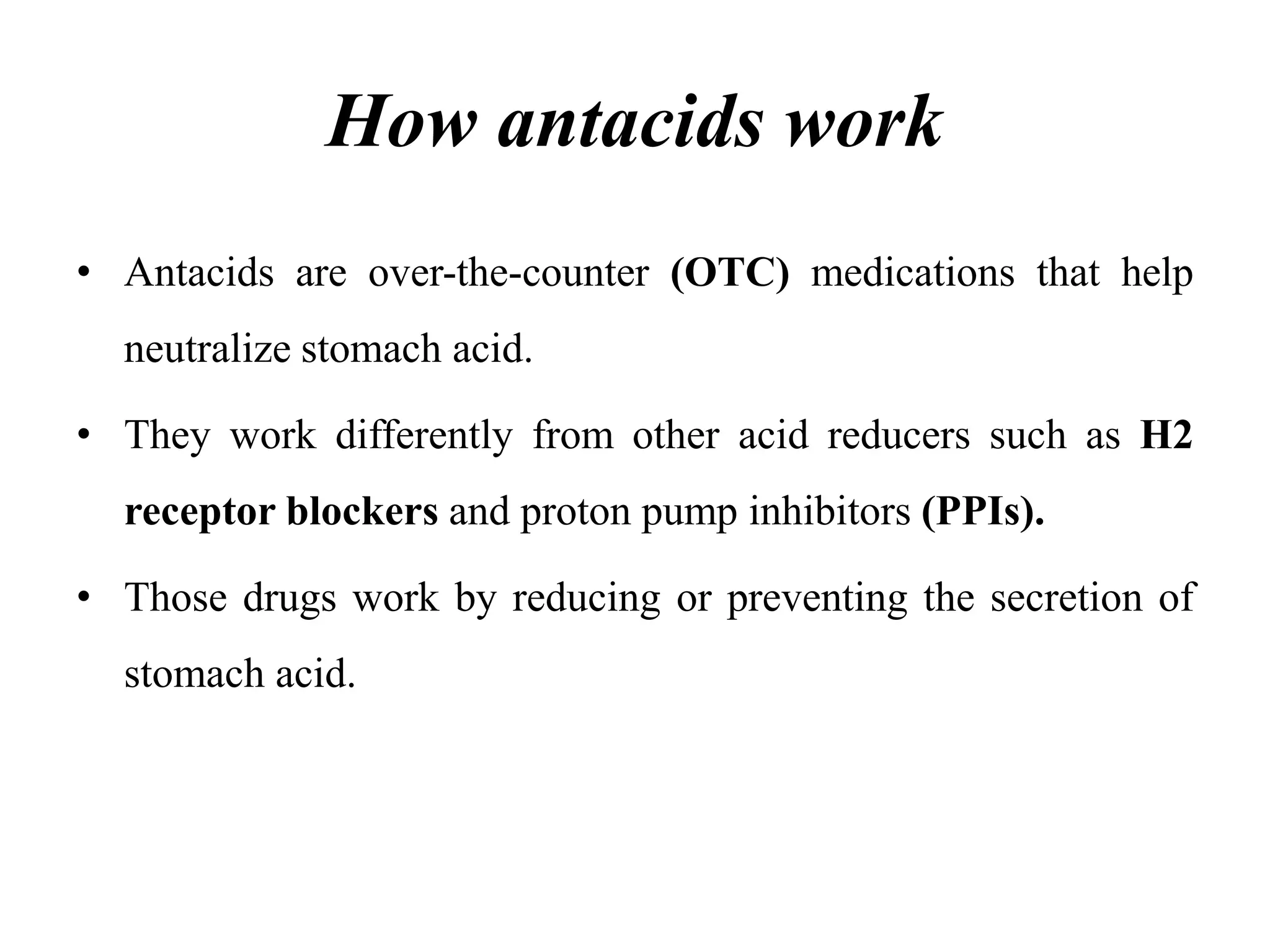 Antacids | PPTX