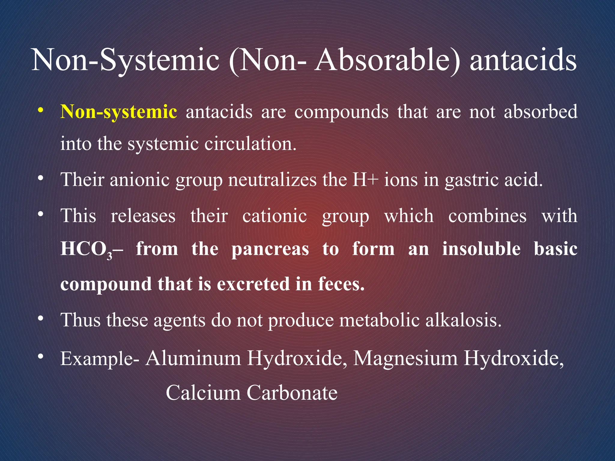 Antacids - Pharmaceutical Inorganic Chemistry | PPTX