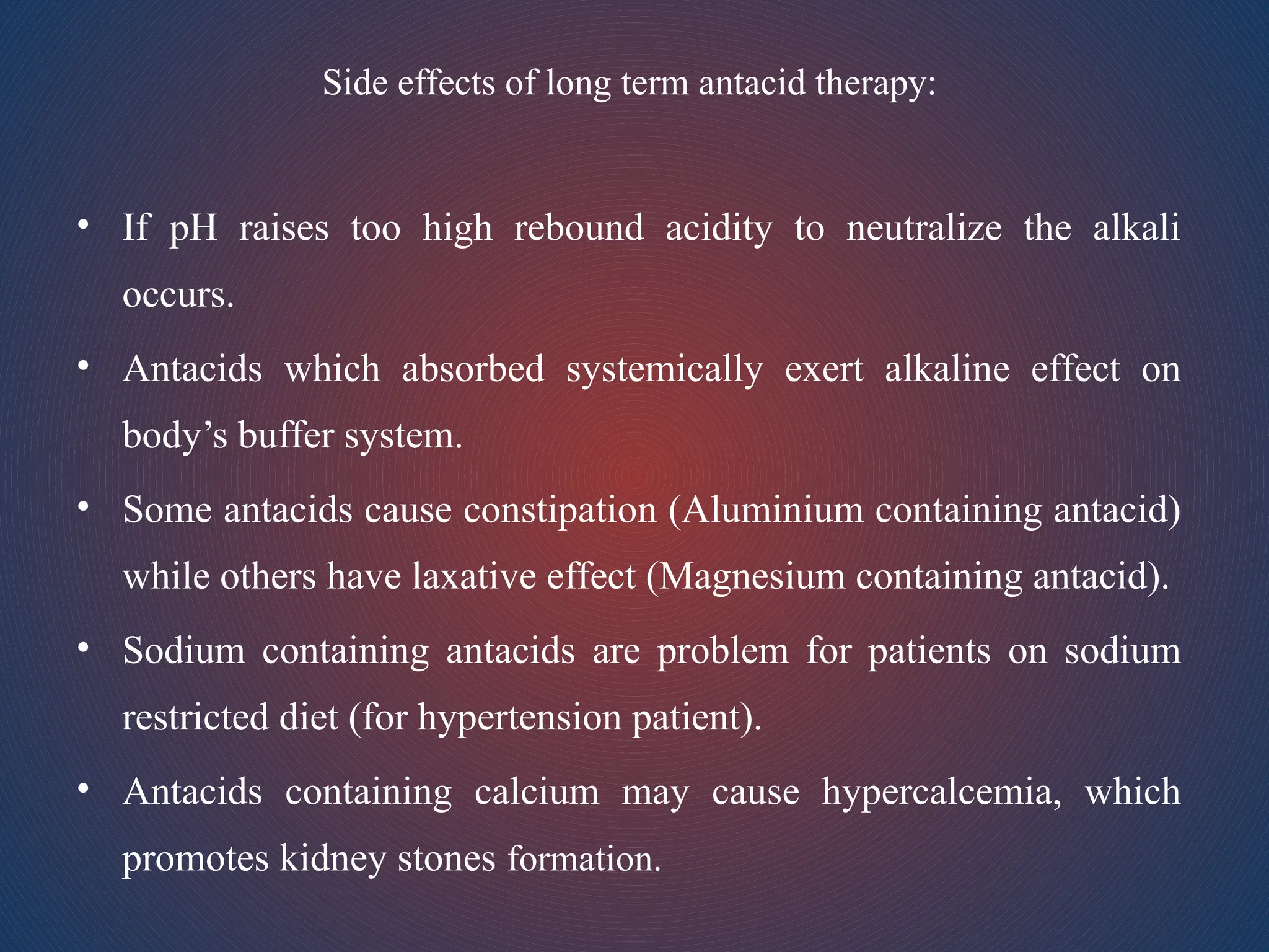 Antacids - Pharmaceutical Inorganic Chemistry | PPTX
