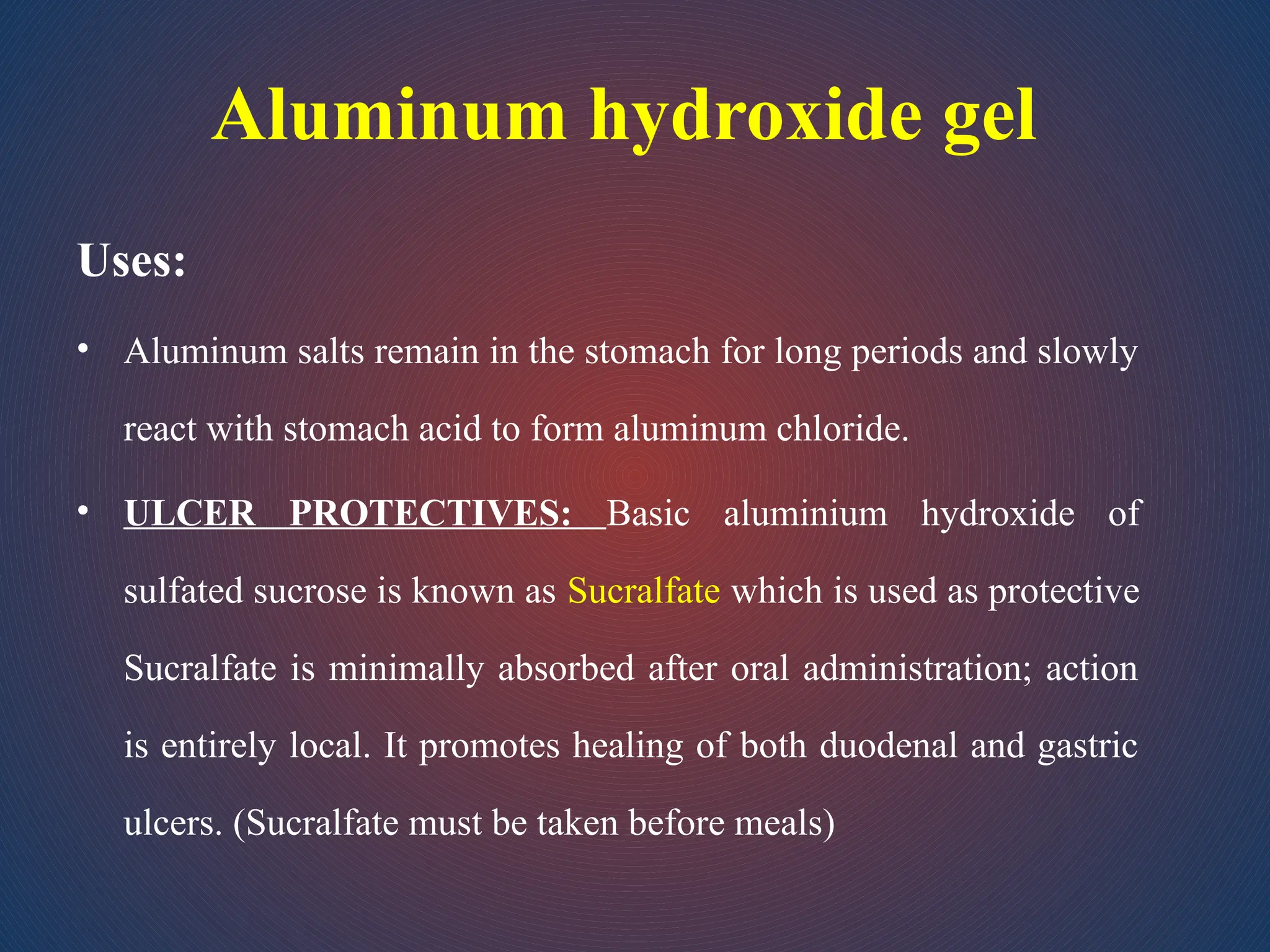 Antacids - Pharmaceutical Inorganic Chemistry | PPTX
