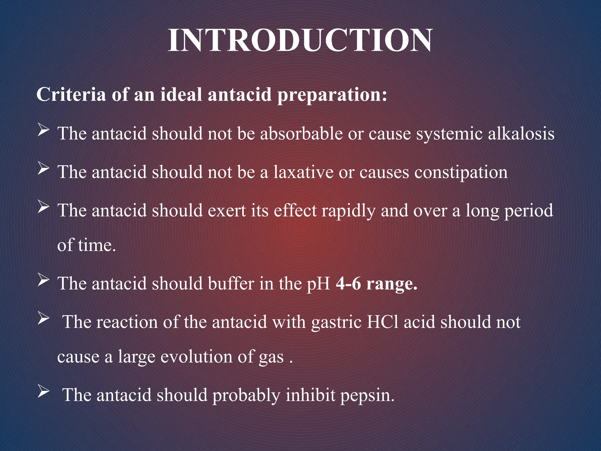 Antacids - Pharmaceutical Inorganic Chemistry | PPTX