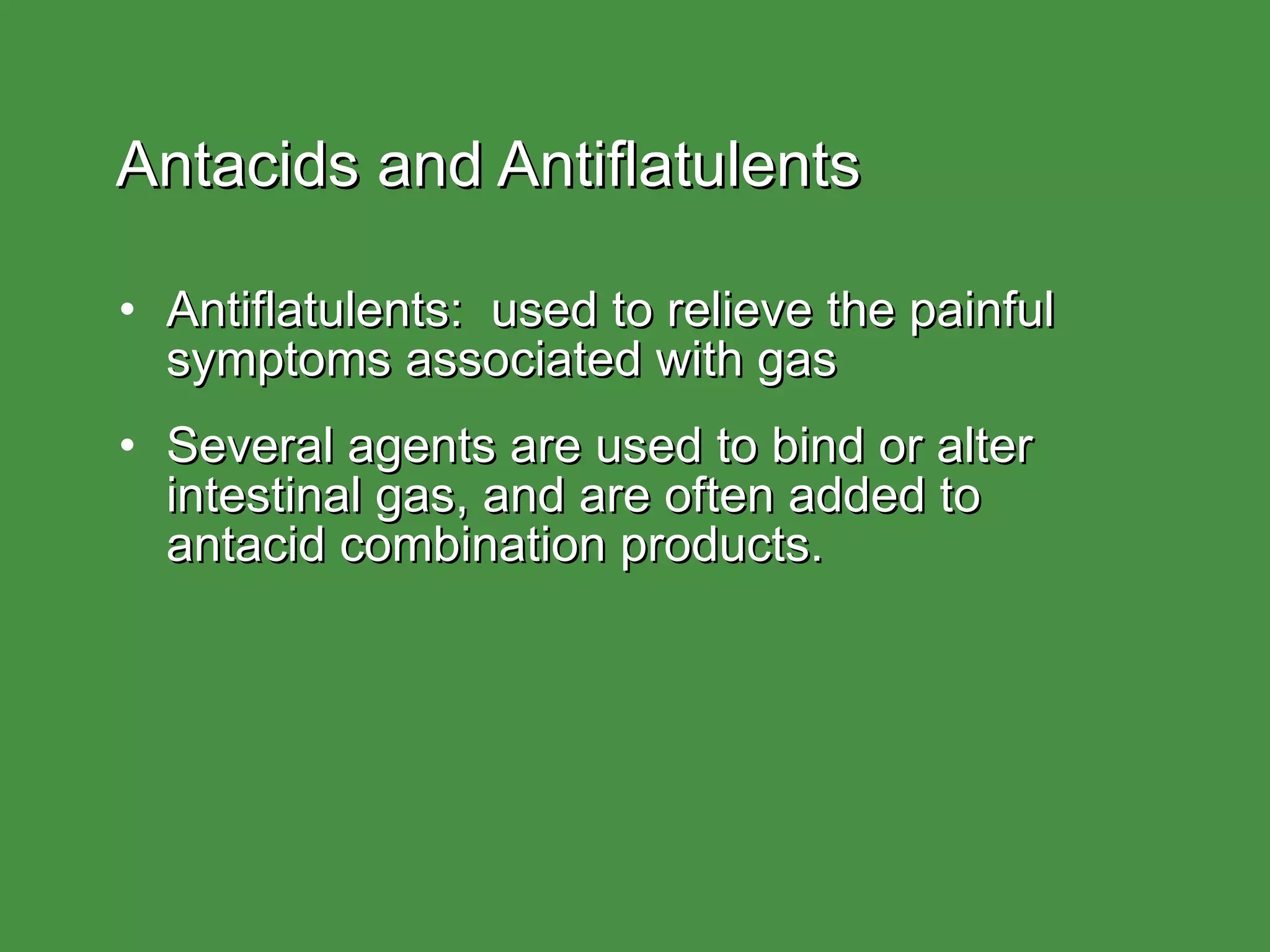Antacids and controlling agents | PPT
