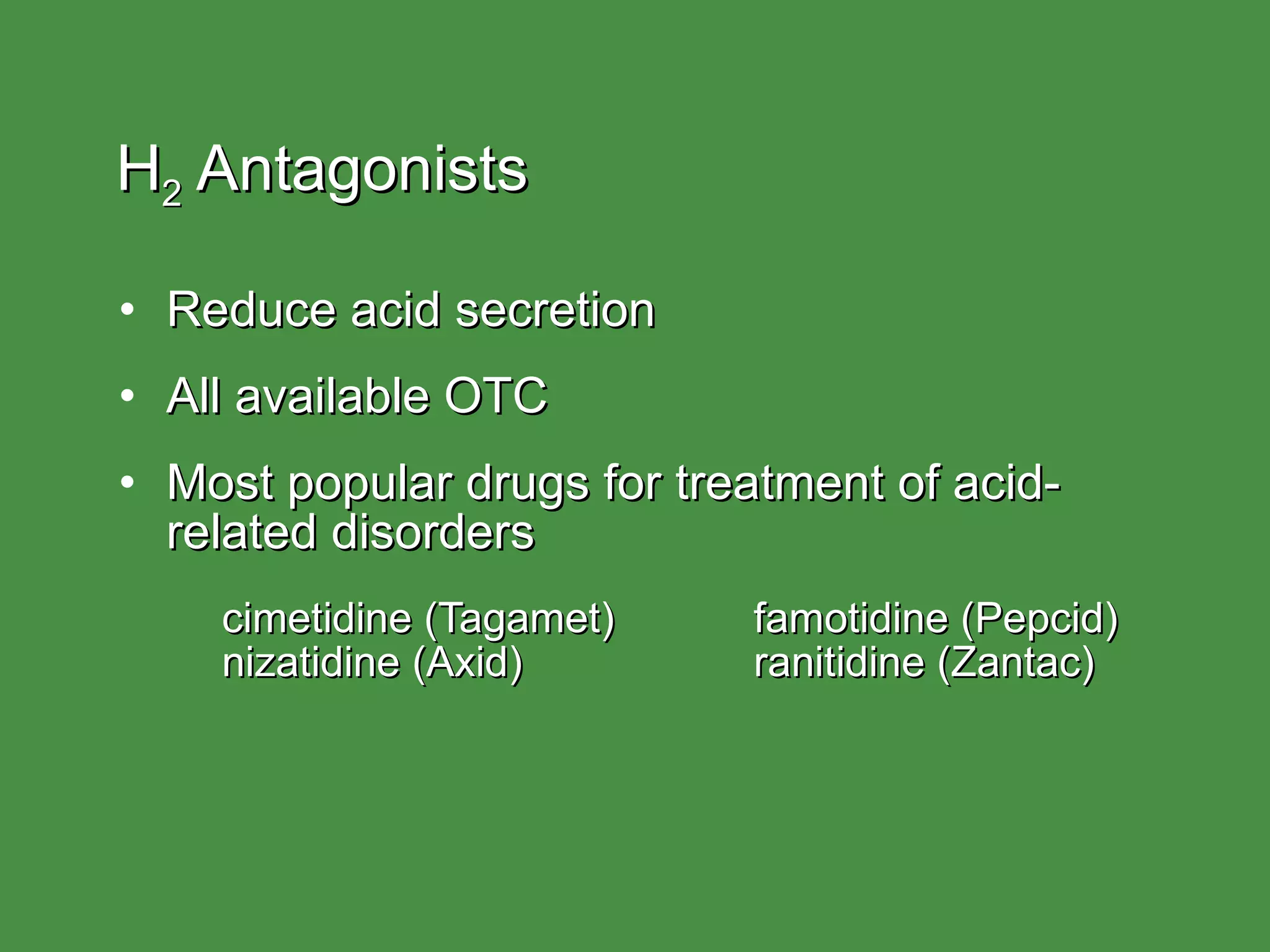 Antacids and controlling agents | PPT