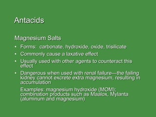 Antacids and controlling agents | PPT