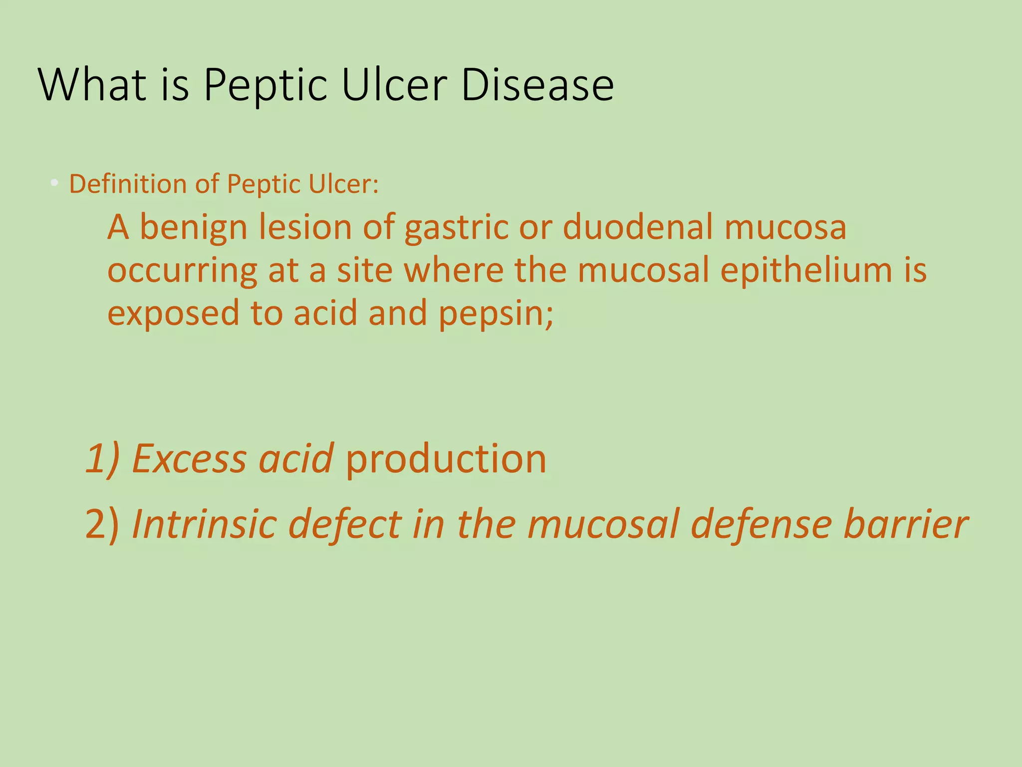 Antacids and peptic ulcer | PPTX