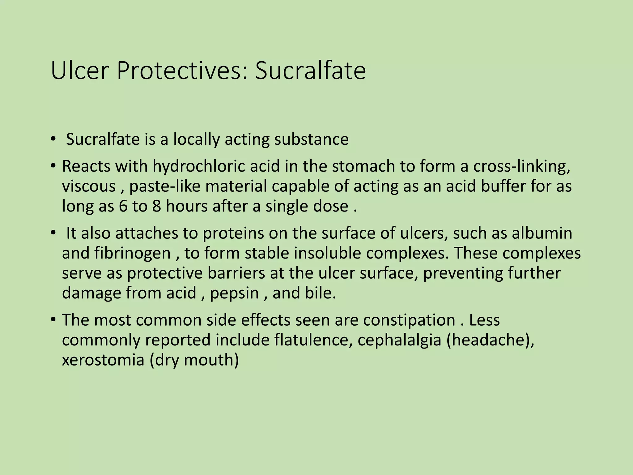 Antacids and peptic ulcer | PPTX