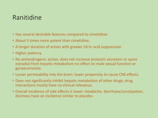 Antacids and peptic ulcer | PPTX