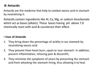 Antacids and Antiulcerants | PPT