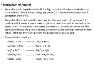 Antacids and Antiulcerants | PPT