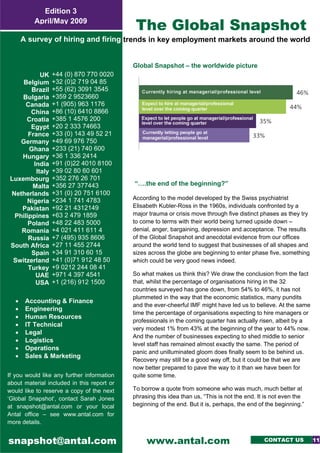 Antal Global Snapshot Edition 3 | PDF