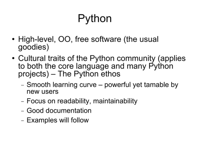 Antao Biopython Bosc2008 | PPT