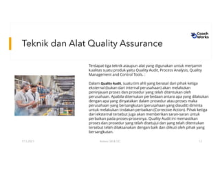 Antara qa dan qc | PPT