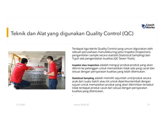 Antara qa dan qc | PPT