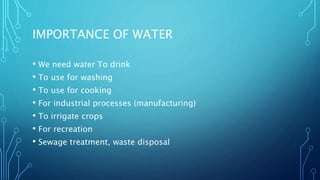 water ppt | PPTX