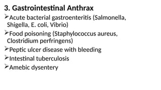 ANTARAX. is a bacterial infection caused by pptx | PPTX