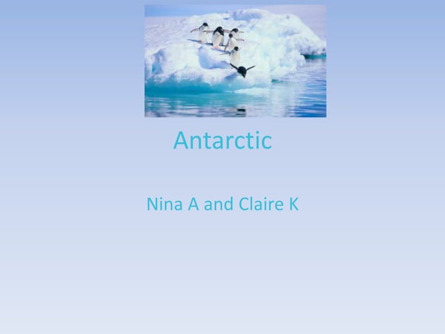 Antarctic | PPTX