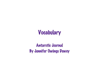 Antarctic Journal | PDF