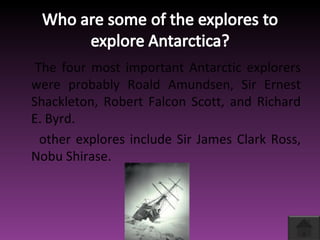 Antarctica powerpoint- | PPT