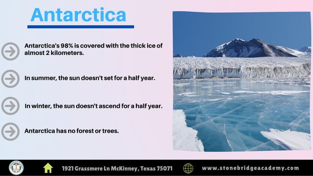 Antarctica interesting facts for kids | PDF | Geography | Science