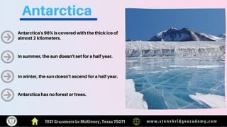 Antarctica interesting facts for kids | PPT