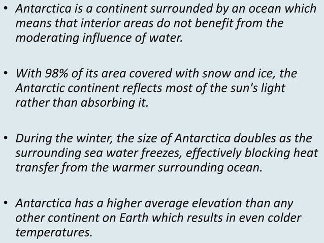 Antarctica introduction ppt | PPTX