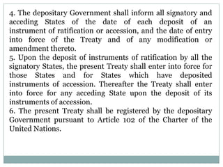 Antarctic treaty ppt | PPTX