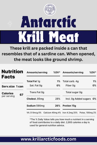 What are the health benefits of consuming Antarctic krill meat? | PDF ...