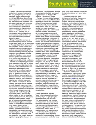 Antarctic Marine Biology | PDF | Geography | Science